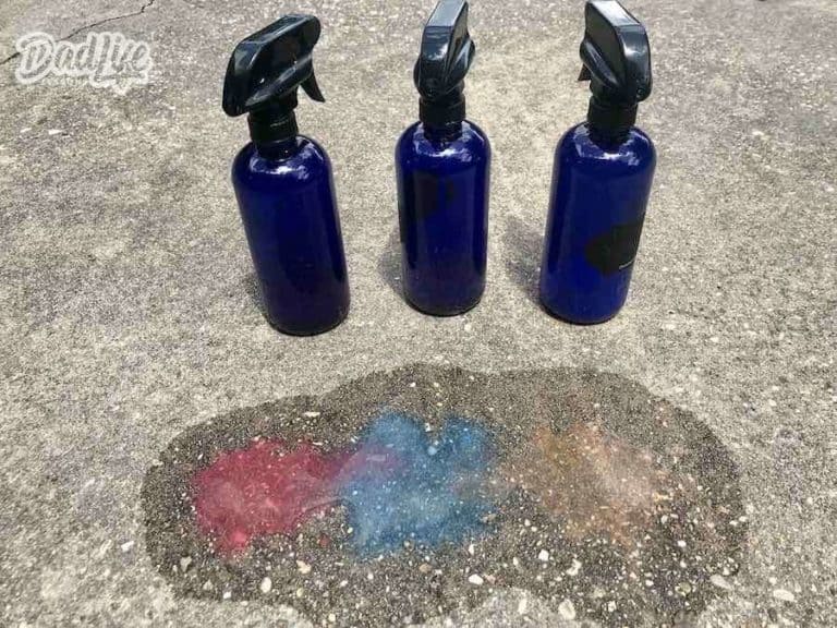 How To Make Homemade Spray Chalk - Dad Life Lessons