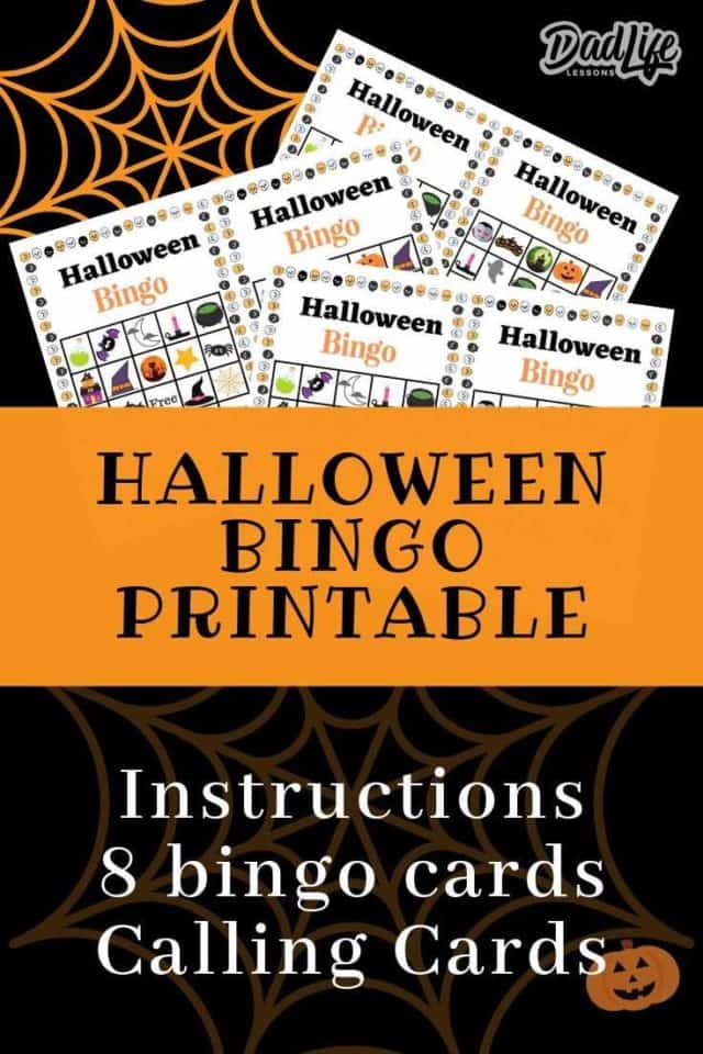 3 Sets of Free Printable Halloween Bingo Cards - Dad Life Lessons